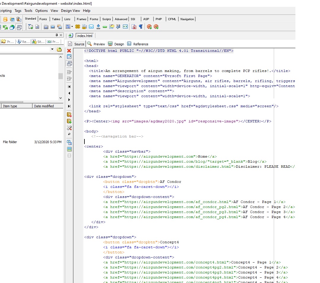 Airgun Development Blog